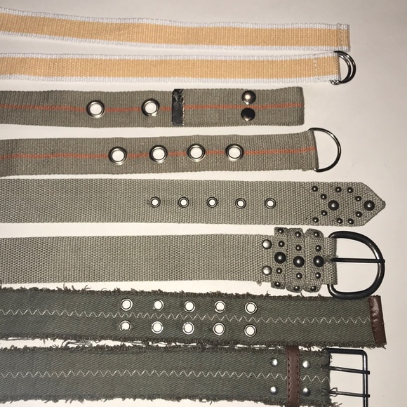 Accessories | Last Chance Donating Bundle Of 4 Cloth Belts | Poshmark